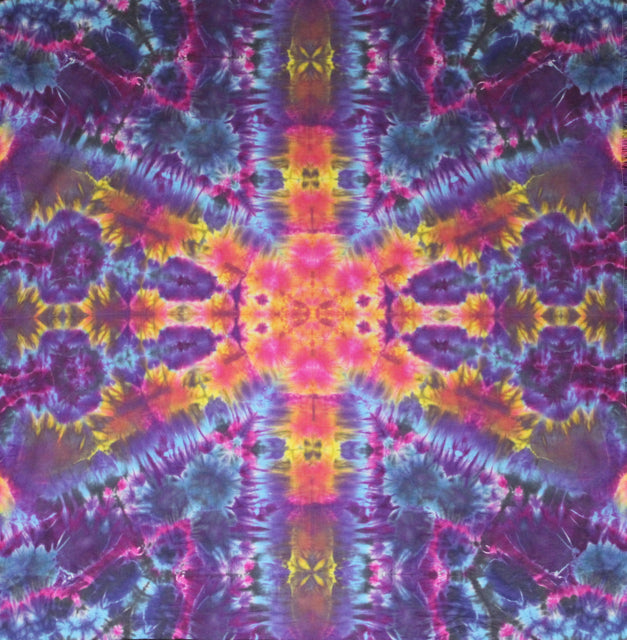'Polymorphic Totem' Mandala / Art panel 28"X28" #5864 – Courtenay Tie Dye