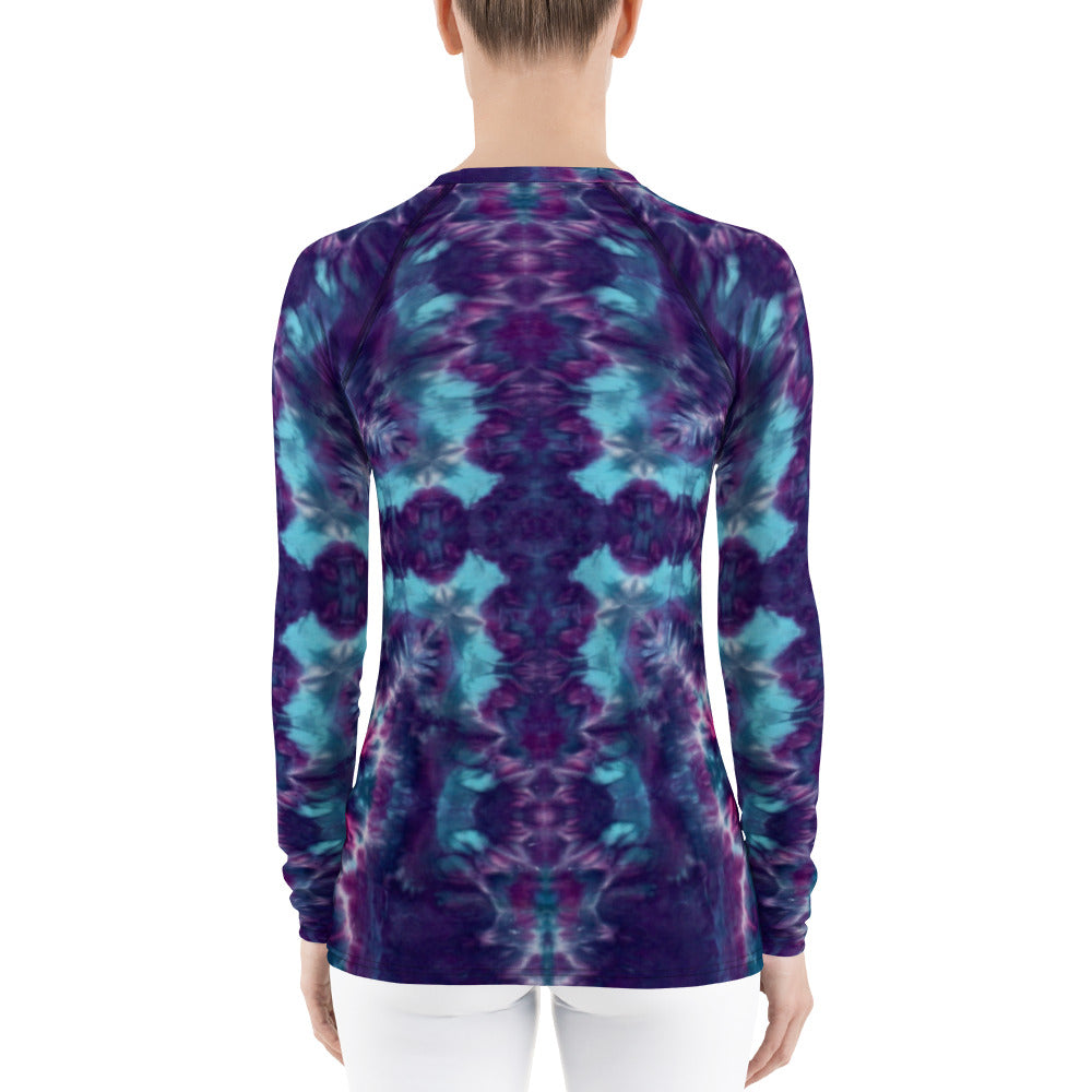 "Sublime Spirit' Women's Rash Guard – Courtenay Tie Dye